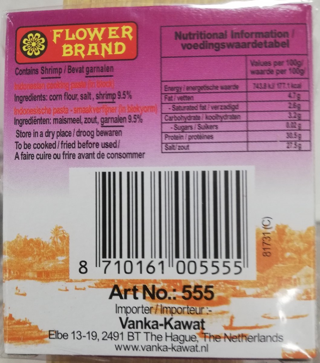 Kruiden & Specerijen - Flower Brand Trassi Pasta 25g | bol