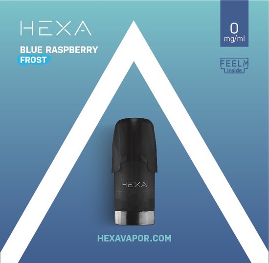 Hexa - Blue Raspberry Frost 0mg | bol.com