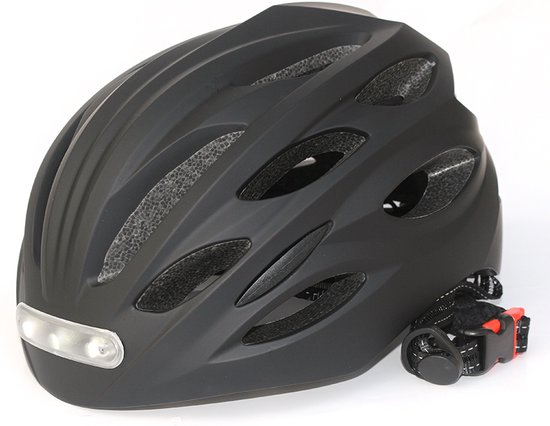fietshelm, Sporthelm, fietshelm met voor en achter LCD Licht, Helm voor ...