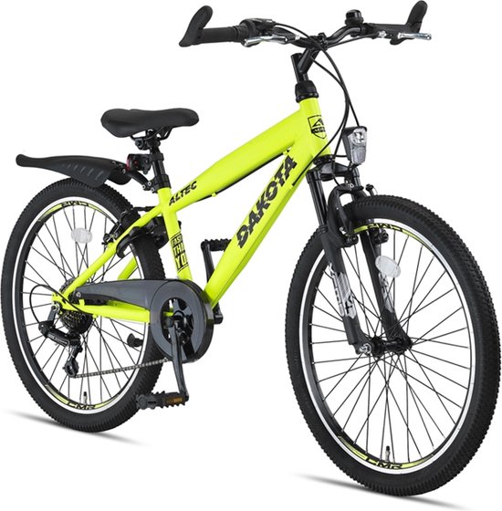 Altec Dakota MTB 24 inch 7V - Geel | bol