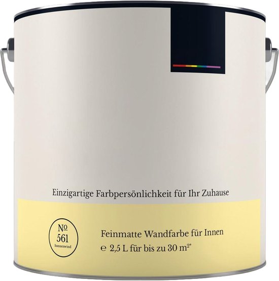 Muurverf / wandverf - geel / lichtgeel / zacht geel / zonne geel - mat ...