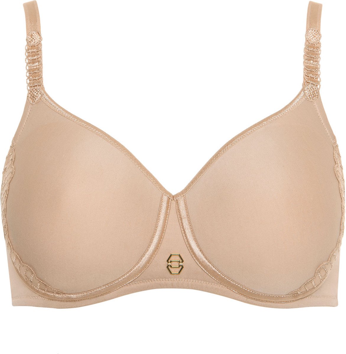 Beige beugelloze BH Lisca serie Ivonne B - E - Beige - Maat - 90D | bol