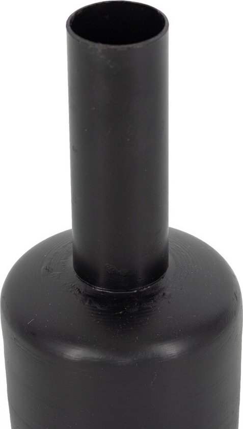 Vaasje metaal zwart | bol