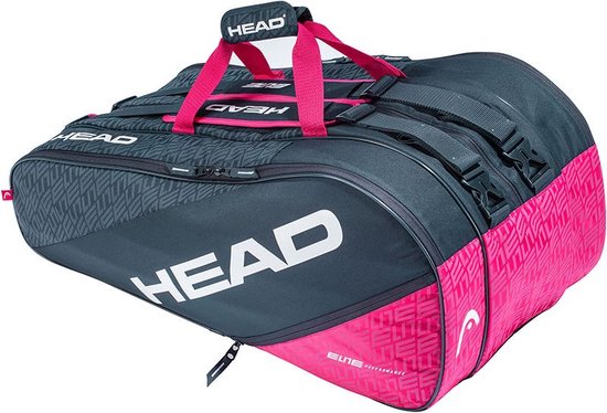 HEAD Elite 12R Pro Tennistas Antraciet - Roze | bol.com