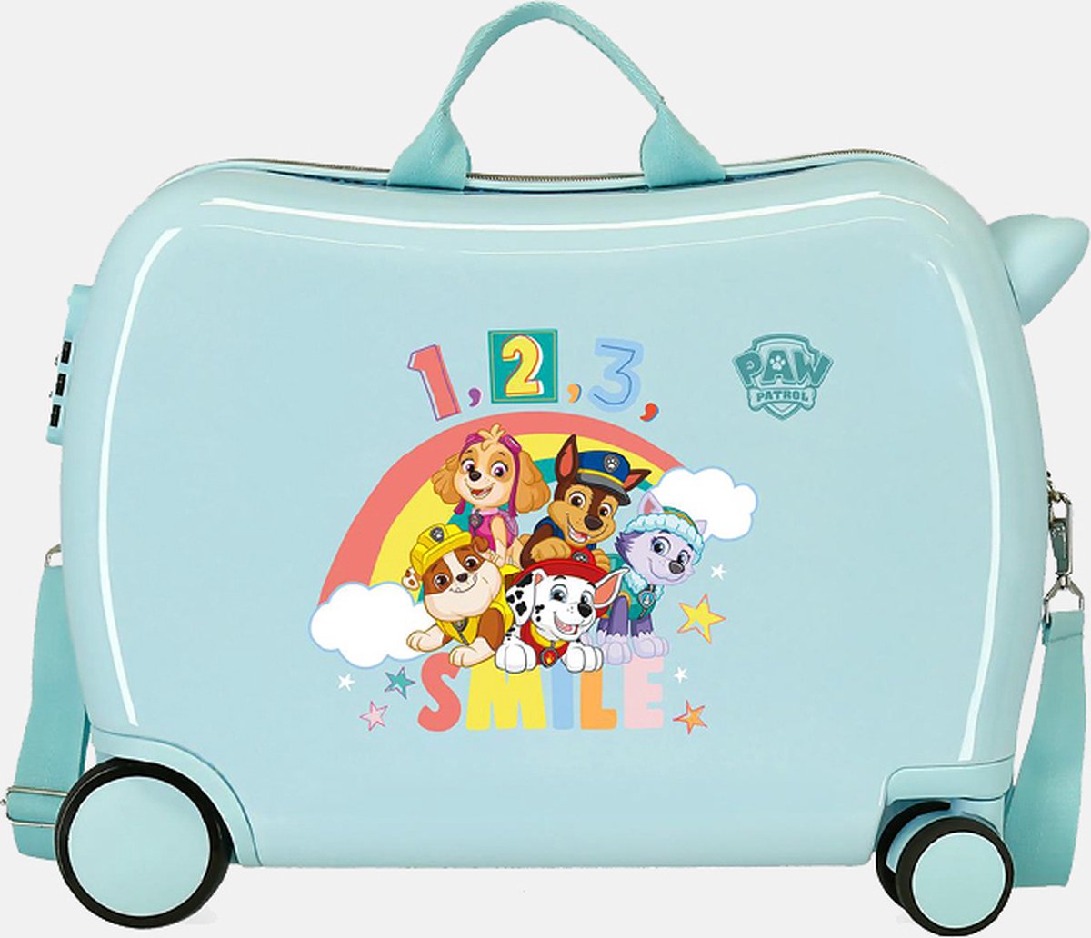 Disney Paw Patrol kinderkoffer 50 cm licht blauw | bol.com