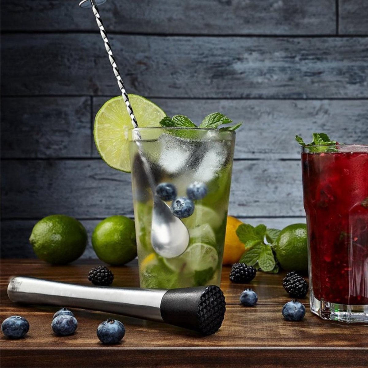 Premium Cocktail Stamper - RVS - Cocktail Stamper - Tonic Citroen ...