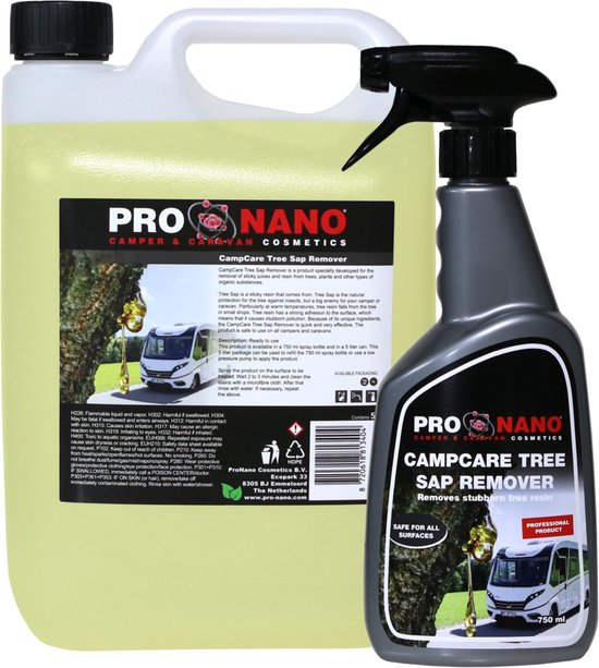ProNano | CampCare Camper- & Caravan reinigers | Tree Sap Remover 5L ...