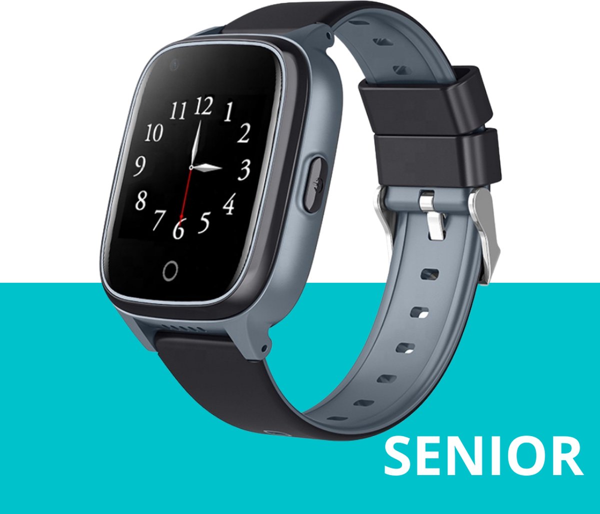 GPS Horloge 4 Senioren - GPS Horloge Senior - Smartwatch voor Ouderen ...