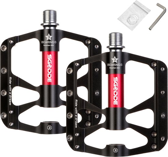 Fietspedal - 5/17 inch pedalen - Lichtgewicht - antislip en breed ...