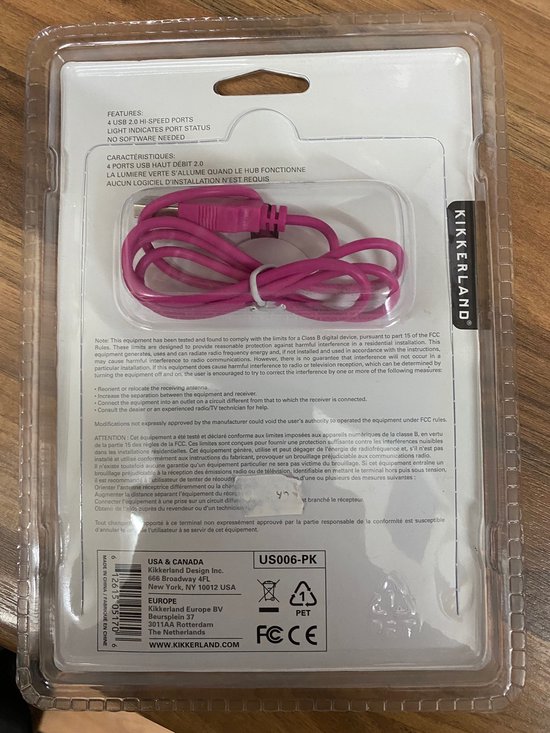 Kikkerland USB Hubman 4 usb 2.0 hi-speed ports | bol