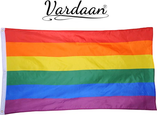 Regenboog Vlag - Pride Vlag - Symbool Voor LBGTQ - Gay Pride Vlag - Geschenkidee -... | bol