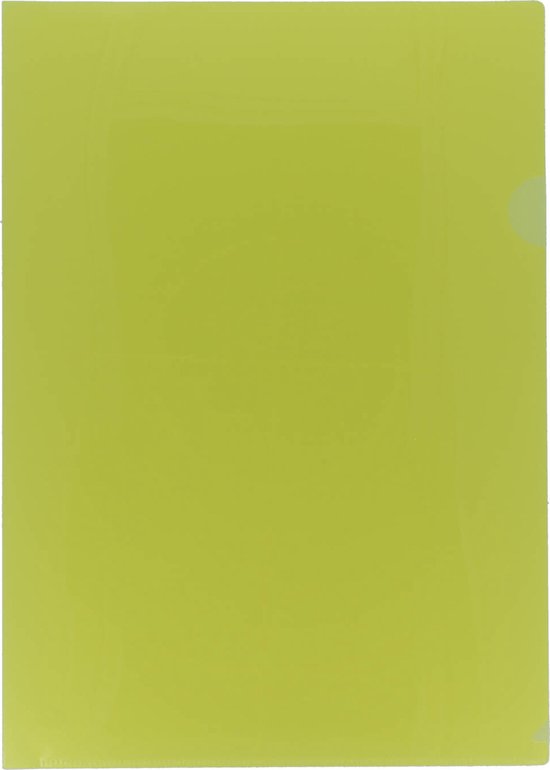 Exiton L-mappen - A4 - Dikte 180mµ - Transparant Geel - 10 ...