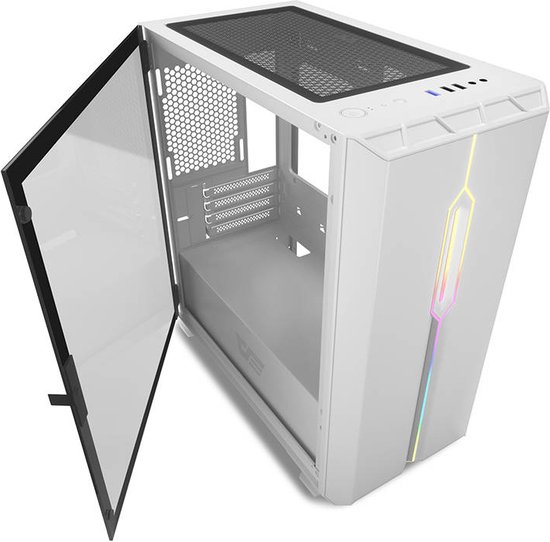 Darkflash DLM23 computer Behuizing wit case(white). | bol