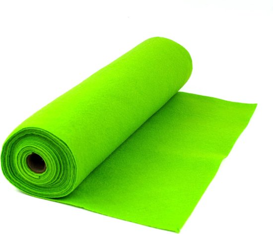 Vaessen Creative Vilt - Rol - 1mm dik - 45cmx5m - Lichtgroen | bol.com