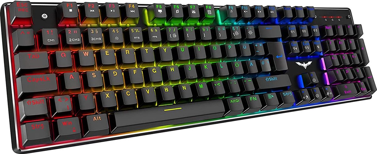 Havit Mechanisch Gaming Toetsenbord, QWERTZ toetsenbord (Duitse ...