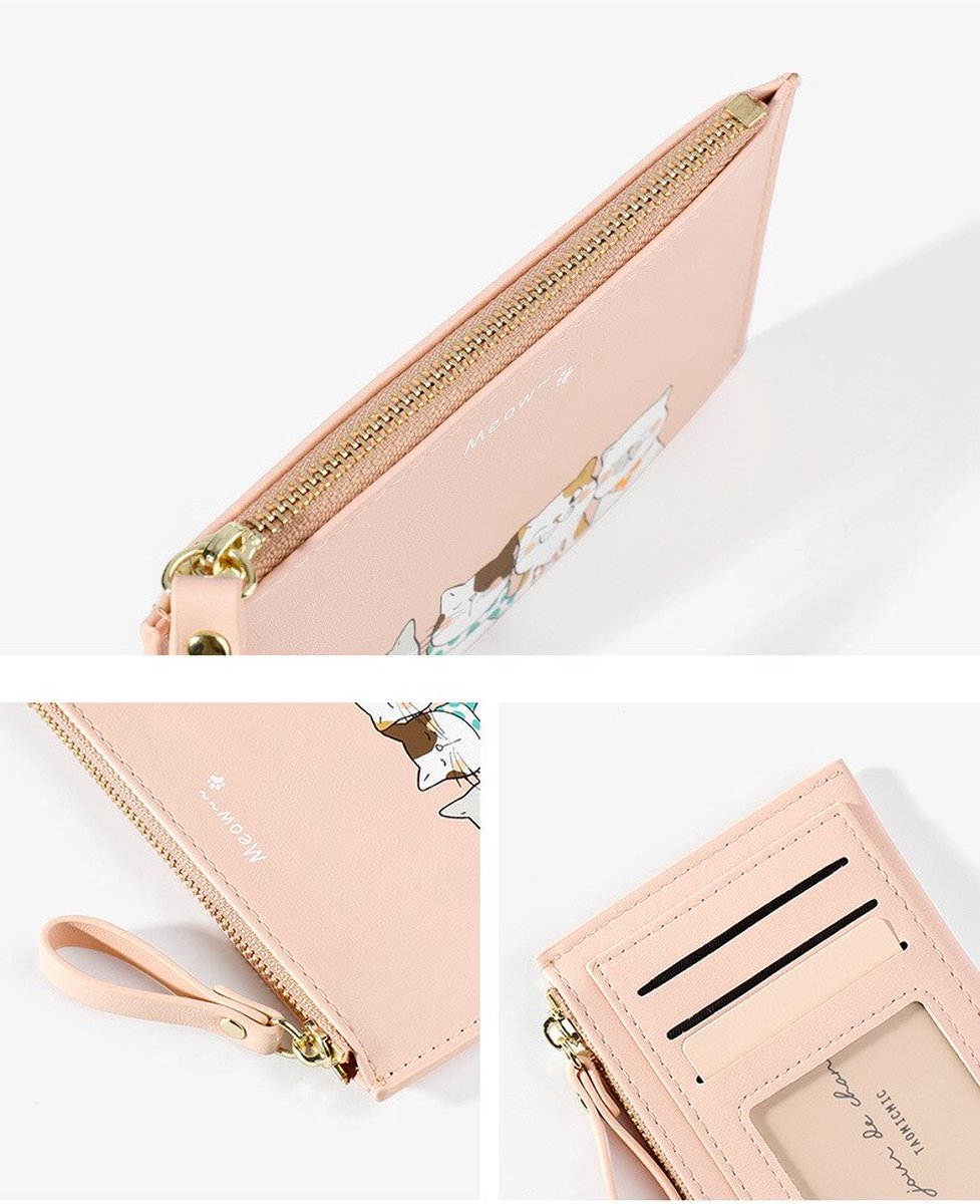 AMODI - Portemonnee dames - Meisjes portemonnee - Compact - Cadeau ...