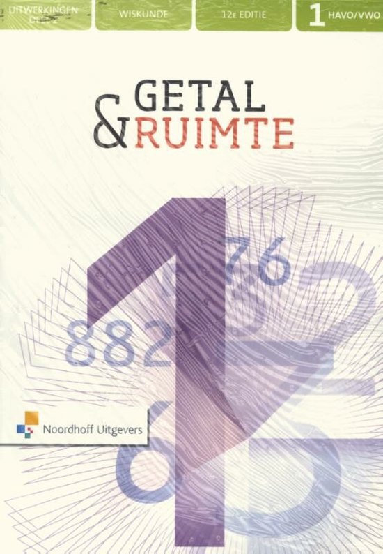 Getal & Ruimte havo/vwo 1 Uitwerkingen deel 2 | 9789001882174 | Boeken | bol.com