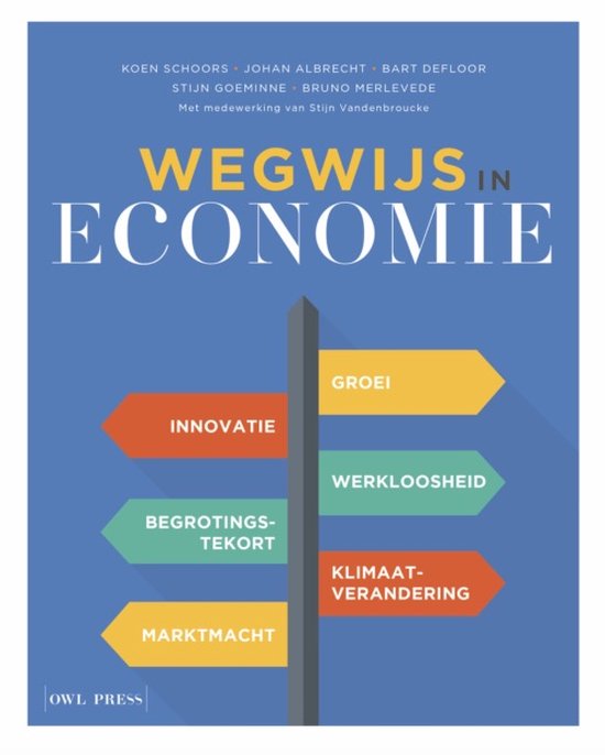 Wegwijs in economie | 9789463930086 | Boeken | bol.com