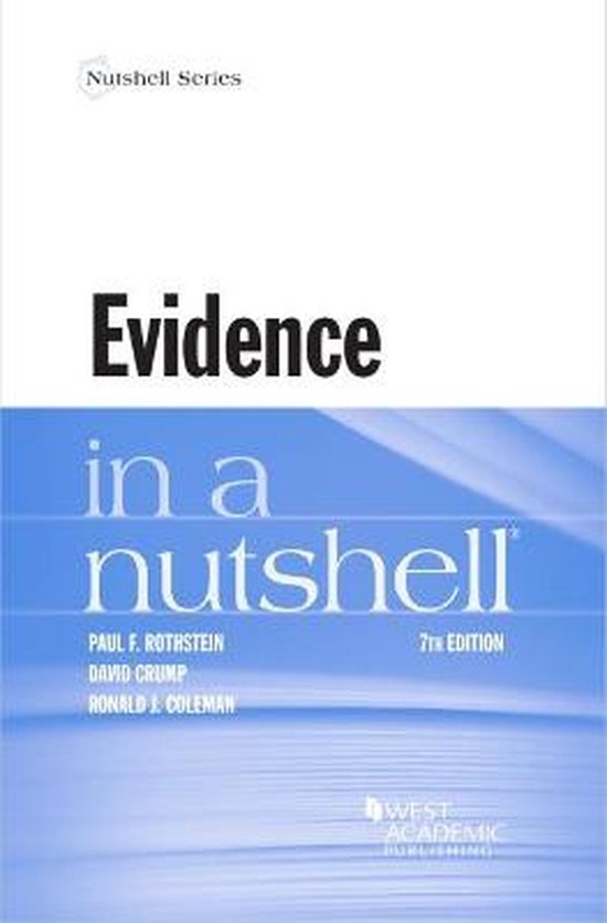 Nutshell Series- Evidence in a Nutshell | 9781647085681 | Paul F ...