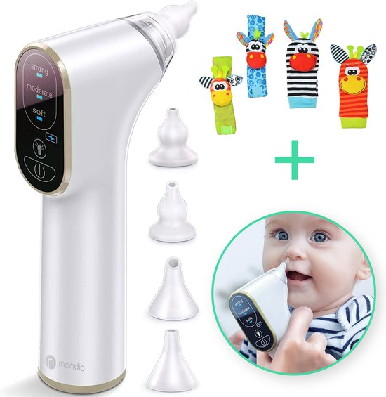 Mondio Neusreiniger voor Baby’s & Kinderen – Slimme Neuszuiger ...