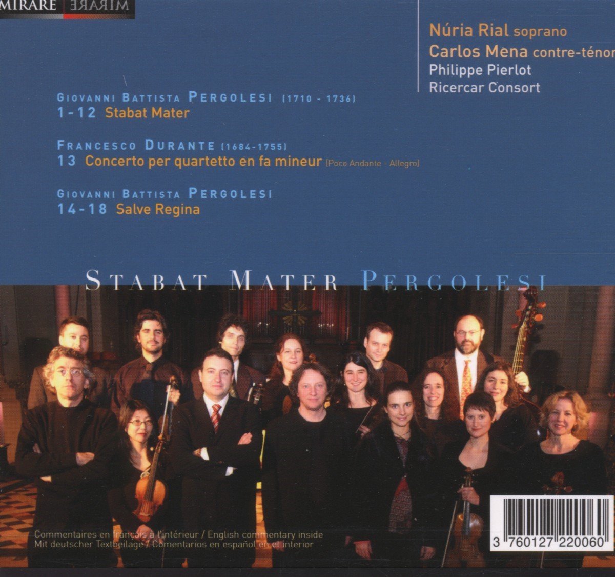 Ricercar Consort - Stabat Mater (CD), Antonio Vivaldi | CD (album ...