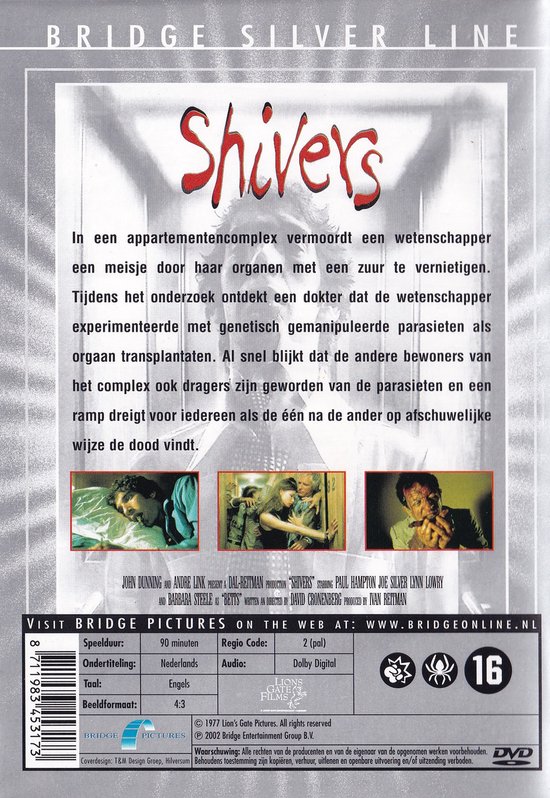 Shivers (Dvd), Ed Harris | Dvd's | bol