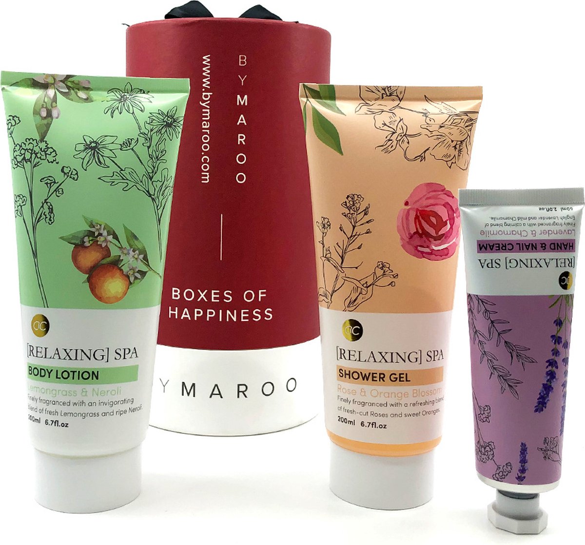 Cadeauset vrouw - Wellness cadeaupakket - Relaxing Spa - By Maroo ...