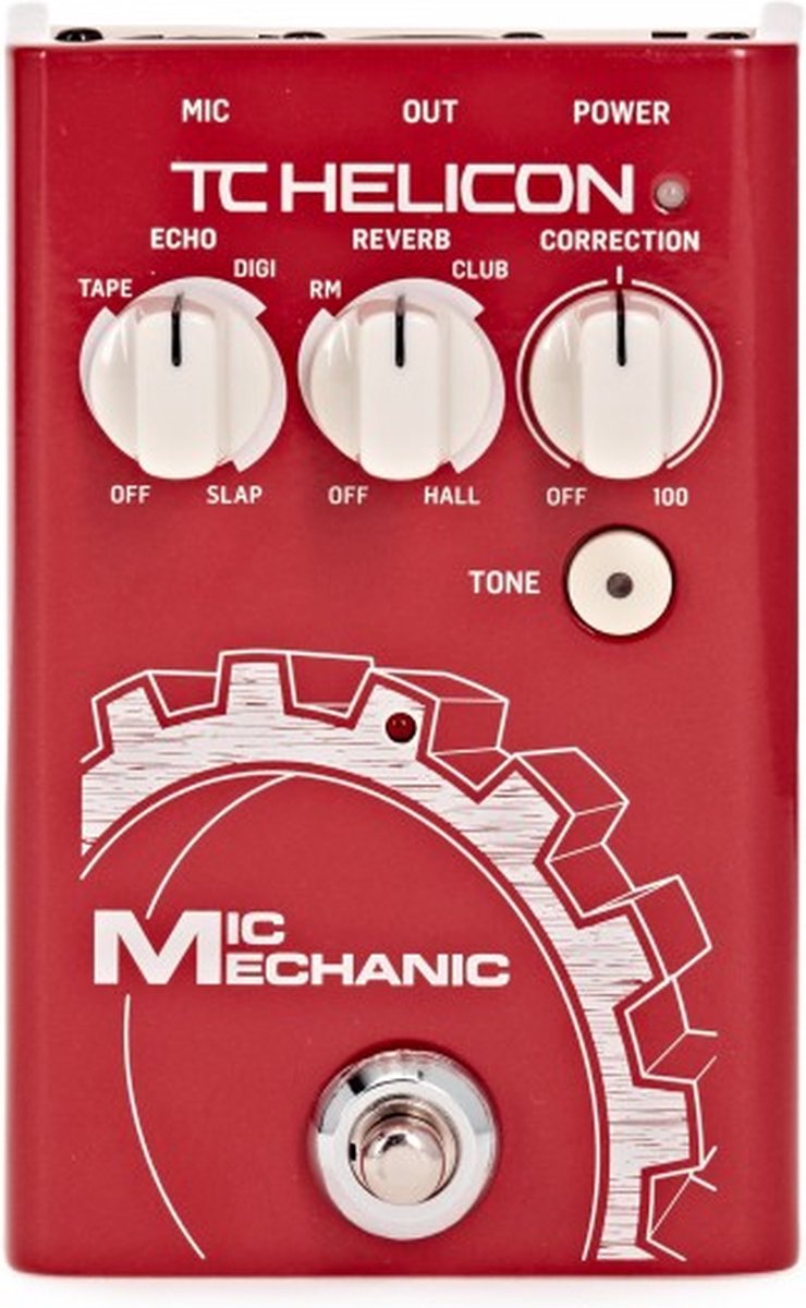 TC Helicon Mic Mechanic 2 - Stomp Box - Effet Vocal - Correction de ...