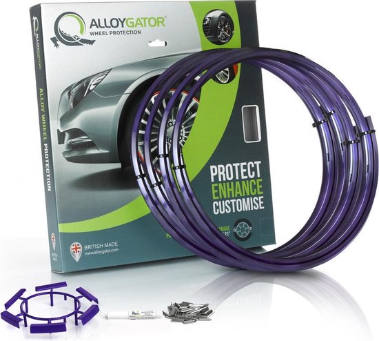 Set van 4 AlloyGators-Paars-12 - 19 | bol