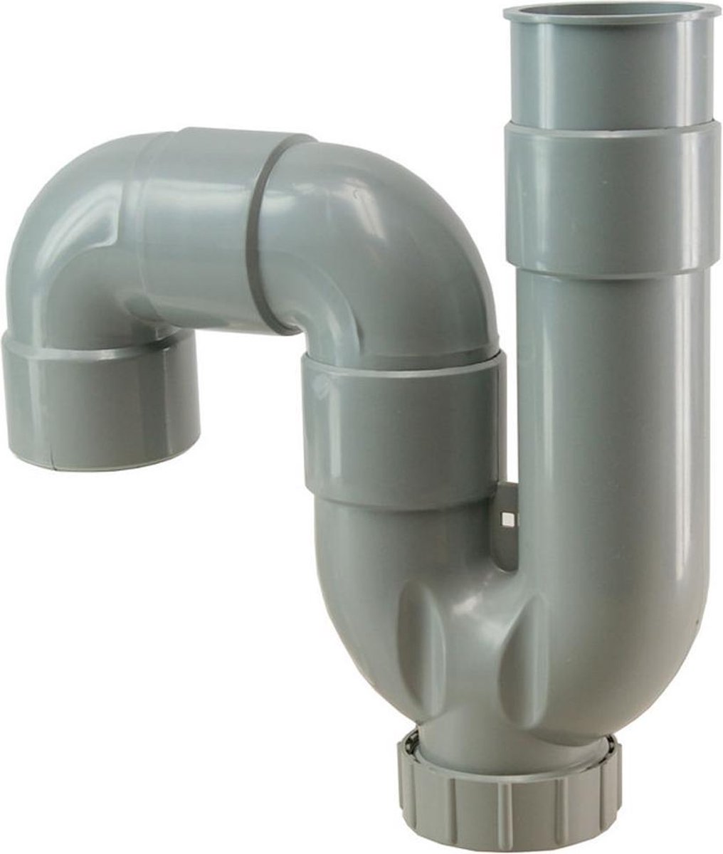 Riko Universeel-Sifon Pvc 32Mm Grijs | bol