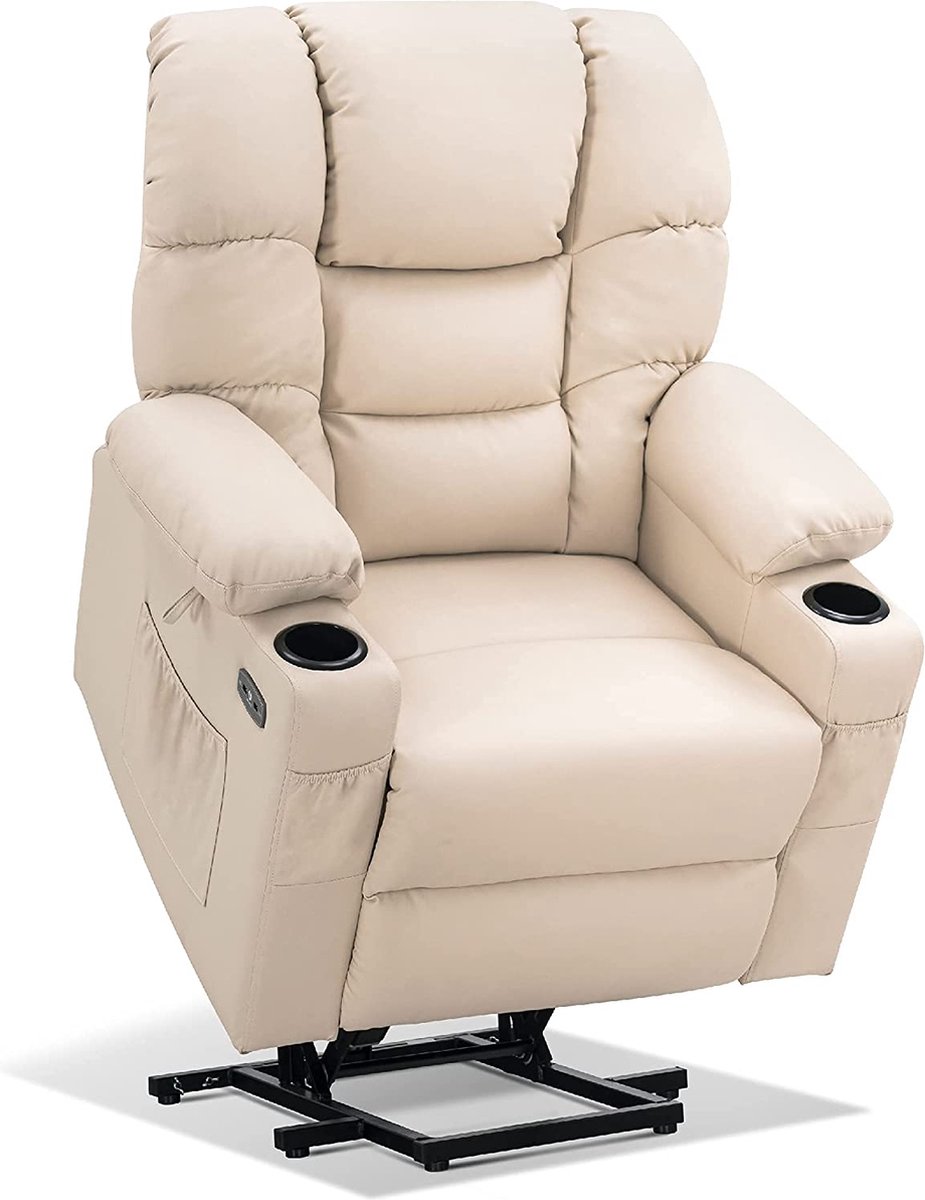 Bobby's Luxe Elektrische Relax stoel - Ligpositie 170 Graden ...