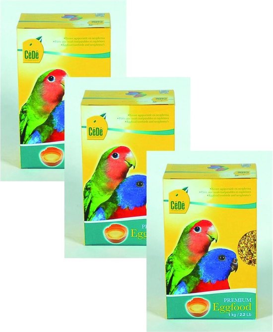 Cede Eivoer Agapornide En Neophema - Vogelvoer - 3 x 1 kg | bol
