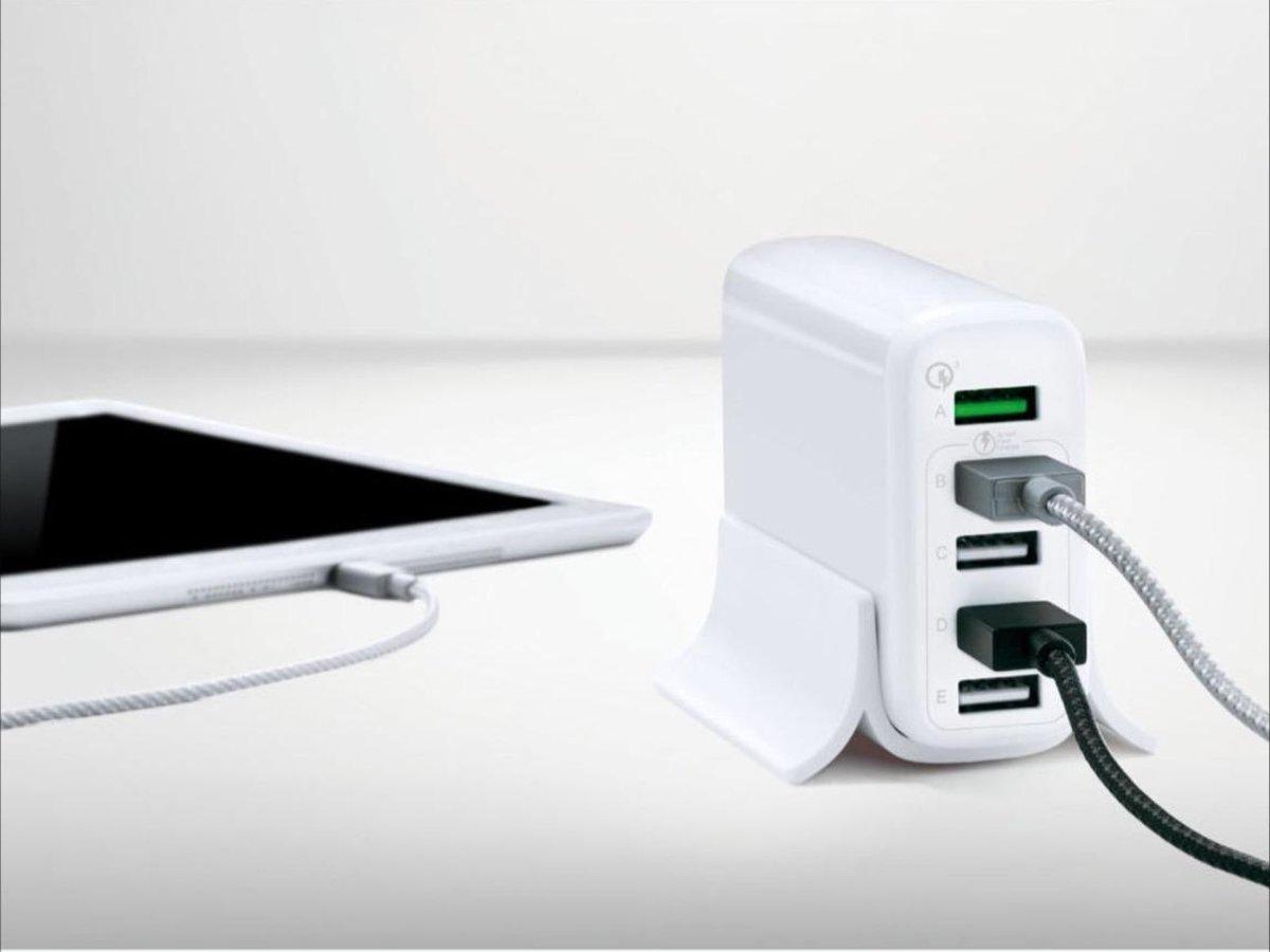 SILVERCREST® USB-laadstation met 5 usb aansluitingen - Met Qualcomm ...
