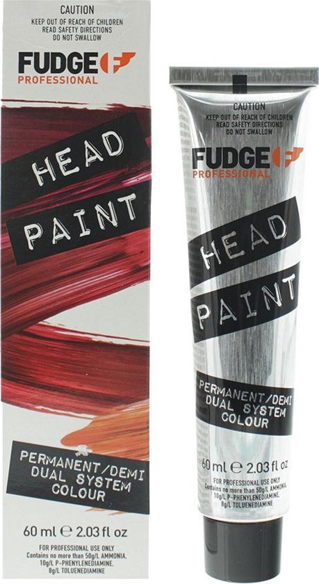 Fudge Headpaint Professional Colour Haarkleur Permanente Crèmekleuring ...