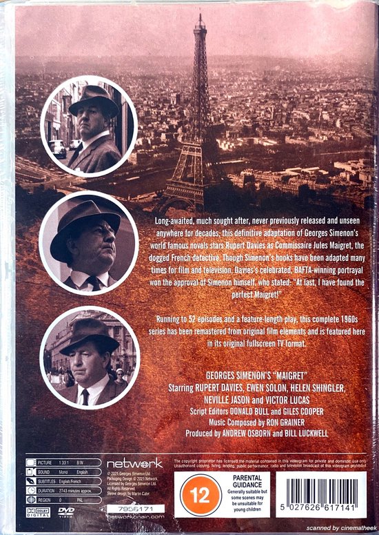 Maigret - The Complete Series (Dvd), Rupert Davies | Dvd's | bol.com