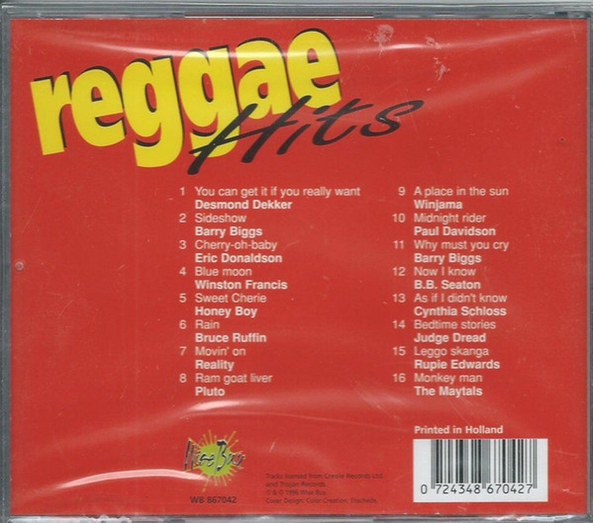 Reggae Hits 1, various artists | CD (album) | Muziek | bol.com