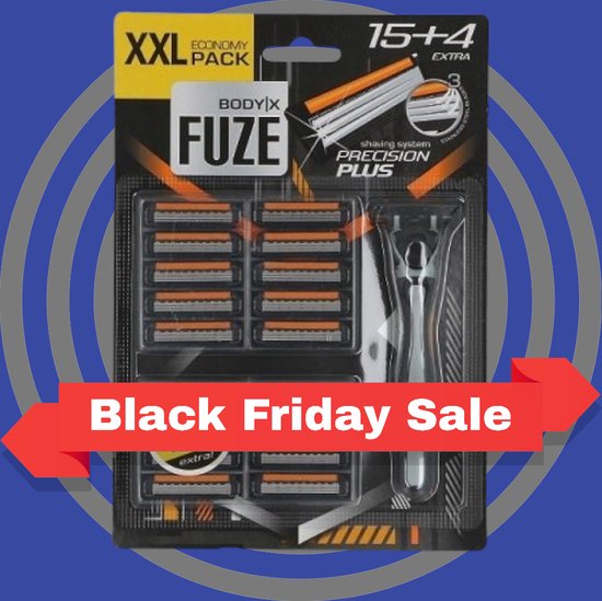 Body-X Fuze Scheermesjes Triple Blades Up 15 + 4 stuks | bol.com