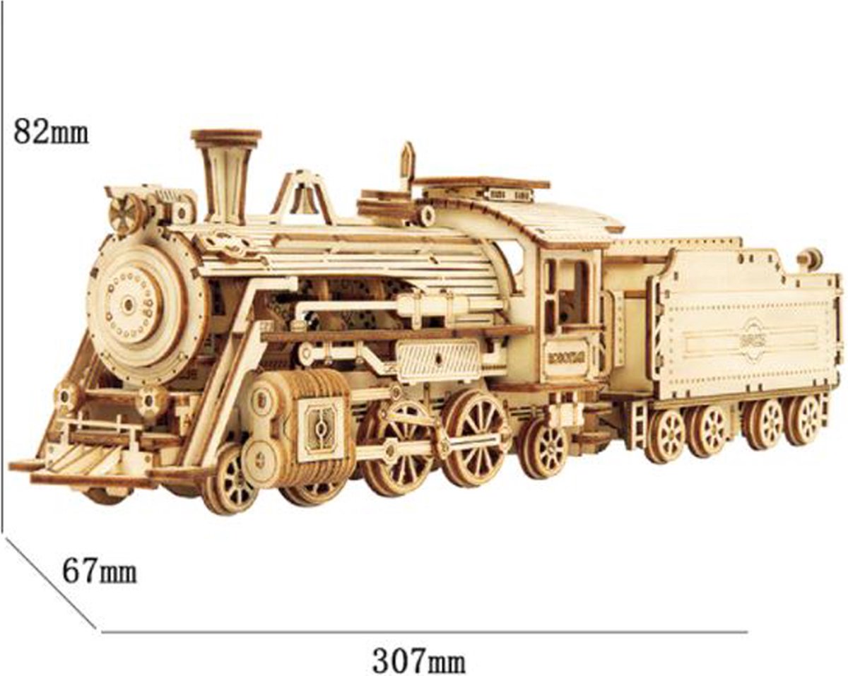 Bouwpakket Volwassenen - Locomotief - Voertuig - 308 Onderdelen - Luxe ...