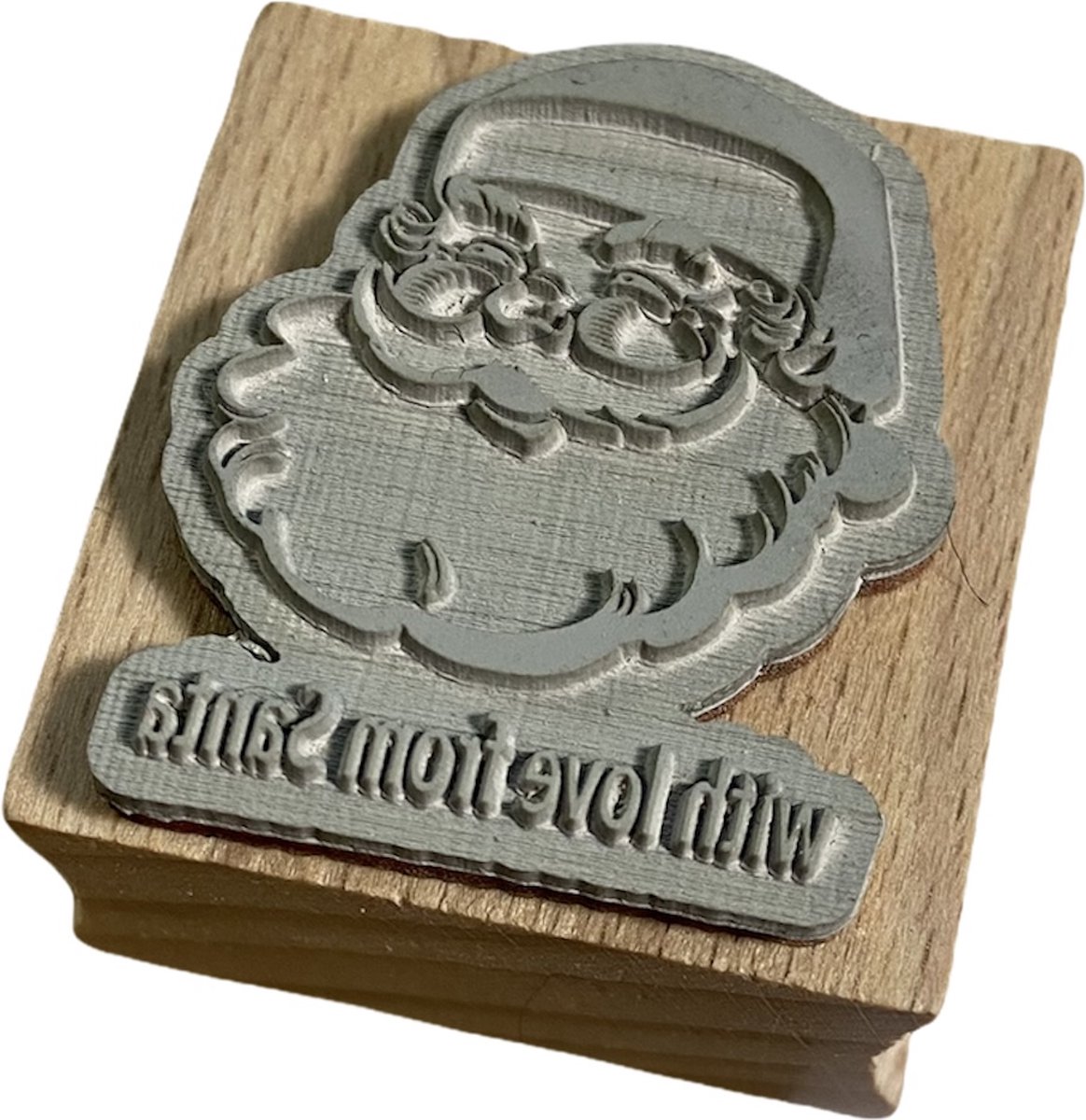 Kerstman stempel - stempelen - knutselen - hobbystempel - rubber ...