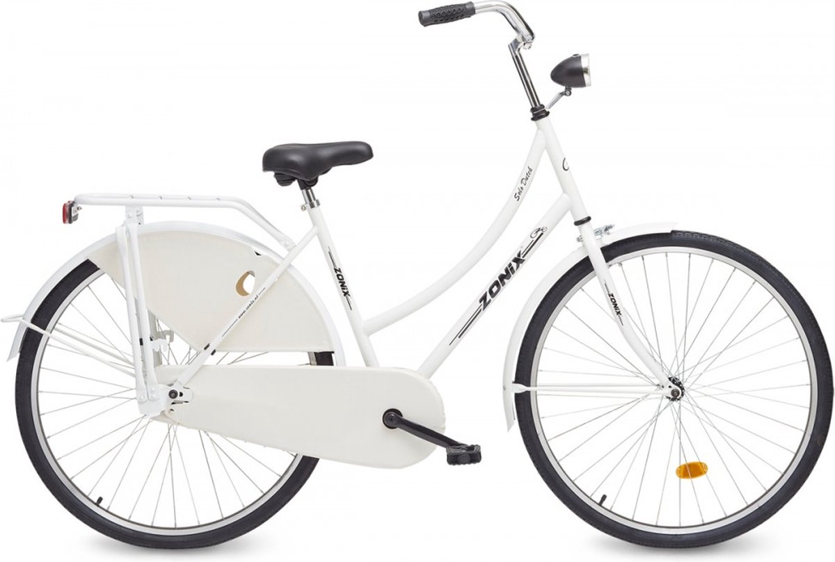 Omafiets - Zonix Solo Dutch 28 Inch Wit 57 Cm | bol.com