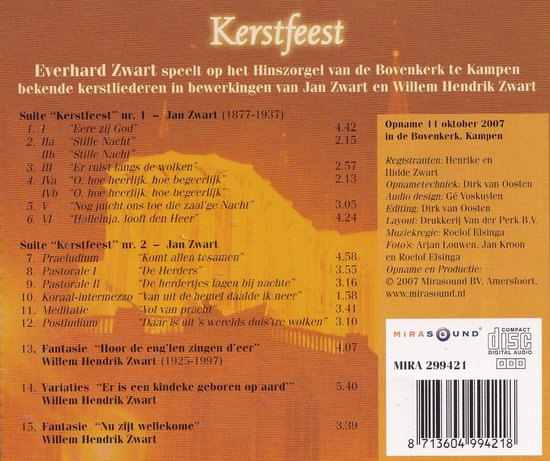 Kerstfeest - Everhard Zwart, Everhard Zwart | Muziek | bol