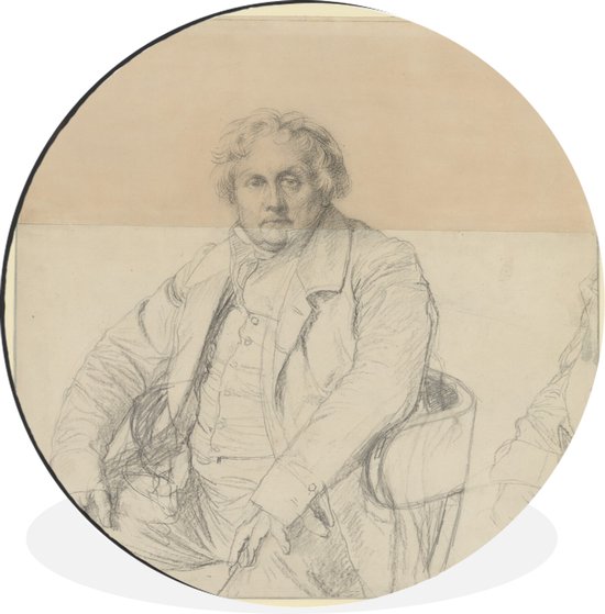 Portrait de Louis François Bertin - Peinture de Jean Auguste Dominique ...