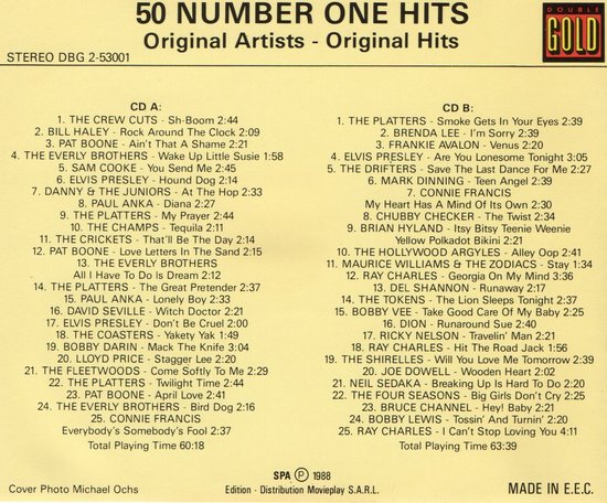 50 number One hits, Diverse Artiesten | CD (album) | Muziek | bol