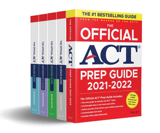 The Official ACT Prep & Subject Guides 2021-2022 Complete Set ...