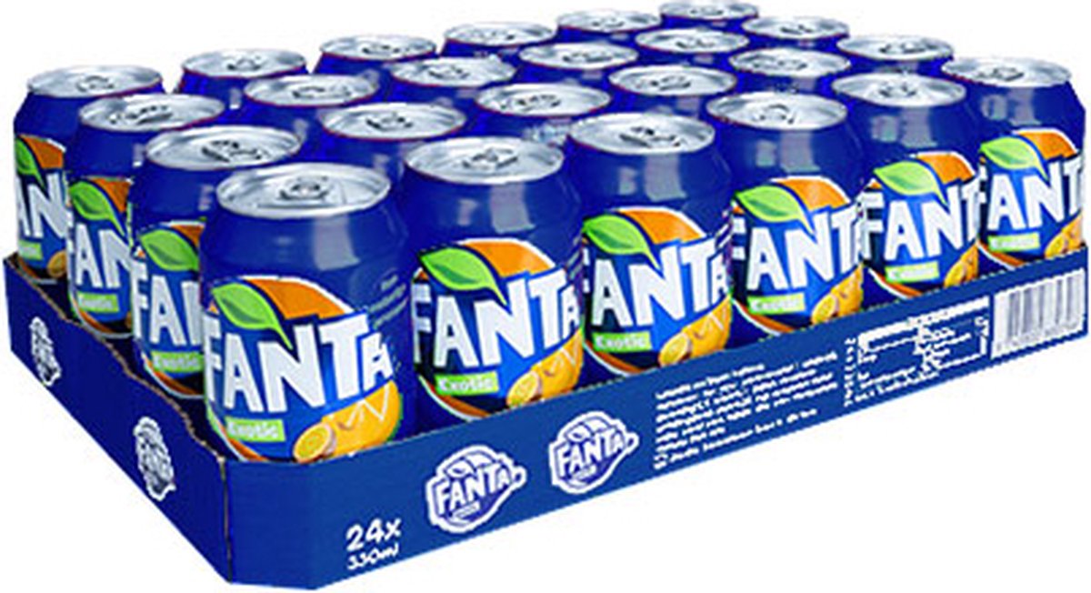 Fanta Lemon & Elderflower blik 24x330 ml | bol.com