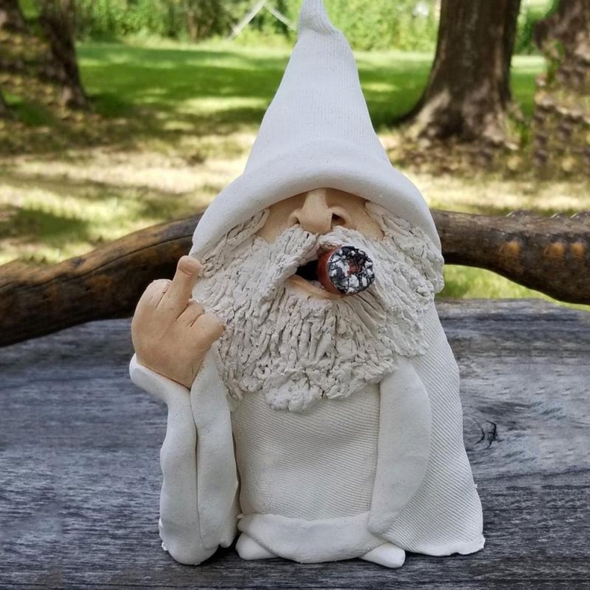 Polaza® Tuinkabouter – Tuinkabouter Met Middelvinger – Kabouter ...