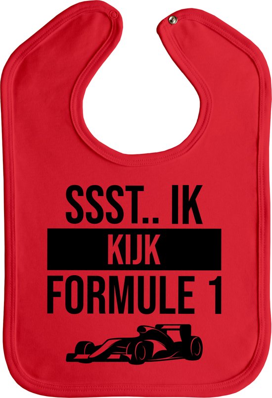 Slab - Ssst.. ik kijk formule 1 - slabber - slabbetjes - baby - f1 - F1 ...