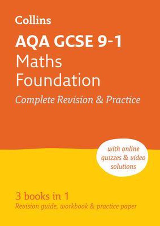 Gcse Revi & Pract Aqa Maths Foundation, Collins Gcse | 9780008112516 ...
