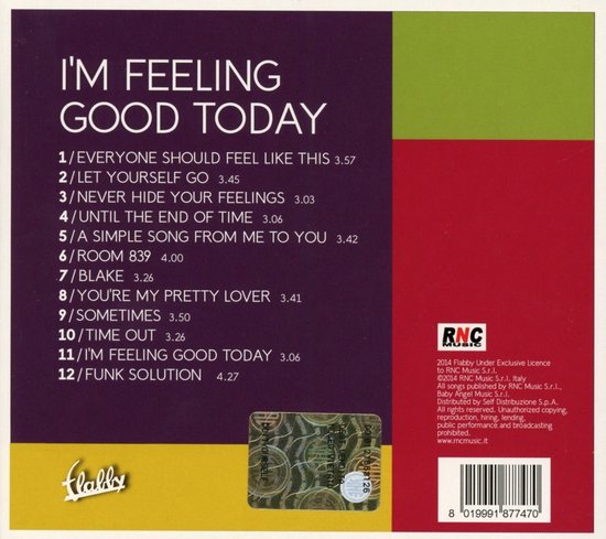Flabby - I'm Feeling Good Today (CD), Flabby | CD (album) | Muziek ...