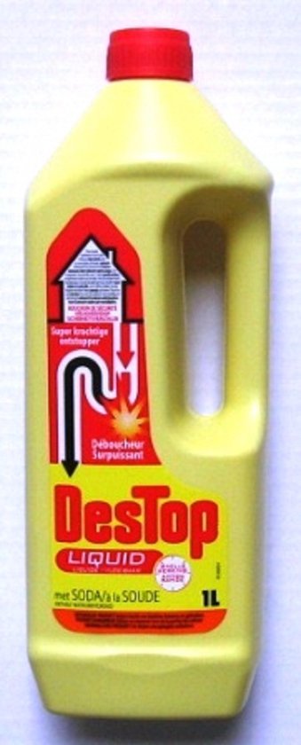 DesTop Vloeibare Ontstopper met Soda - 3 x 1 Liter | bol